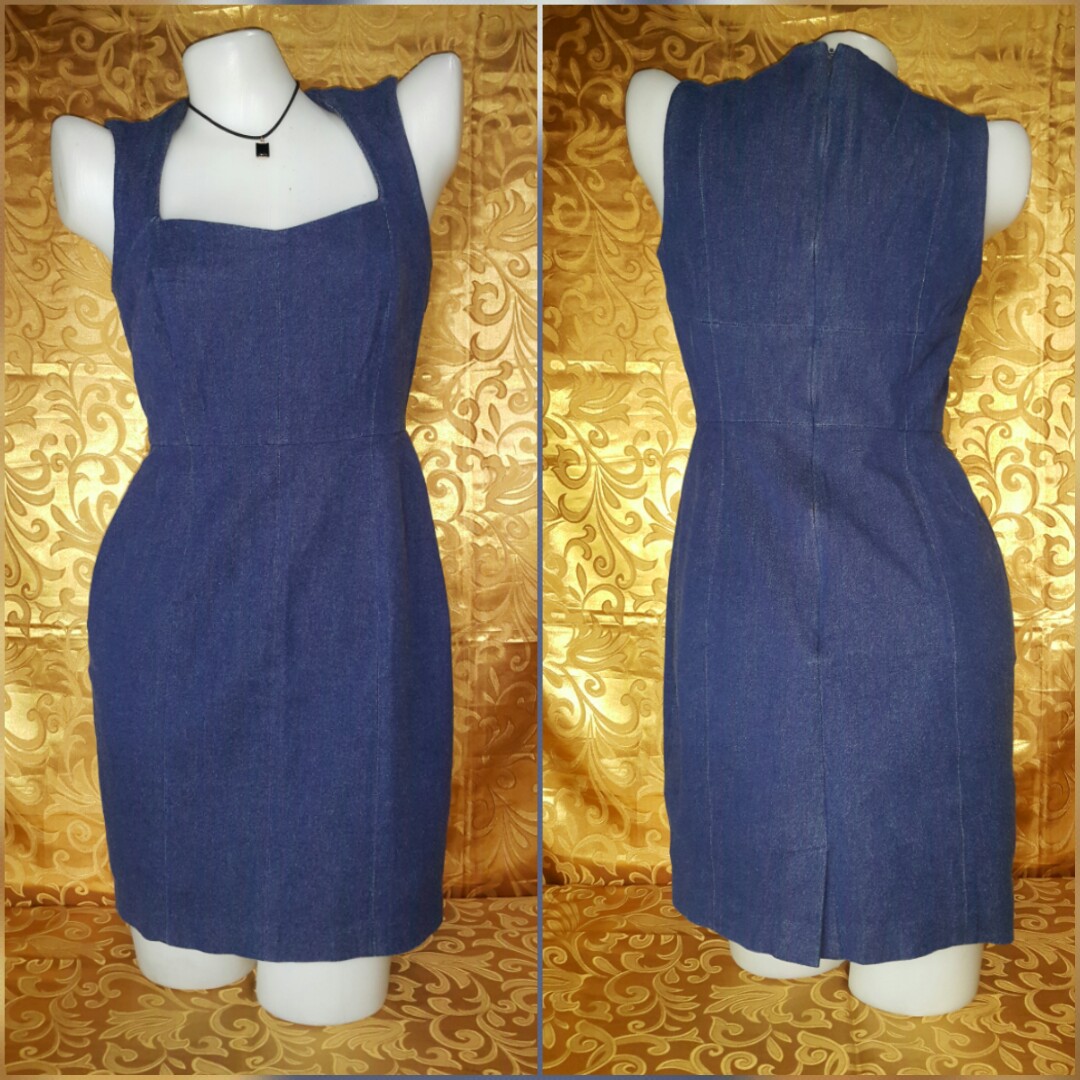 Sexy Denim Dress Womens Fashion Dresses And Sets Dresses On Carousell