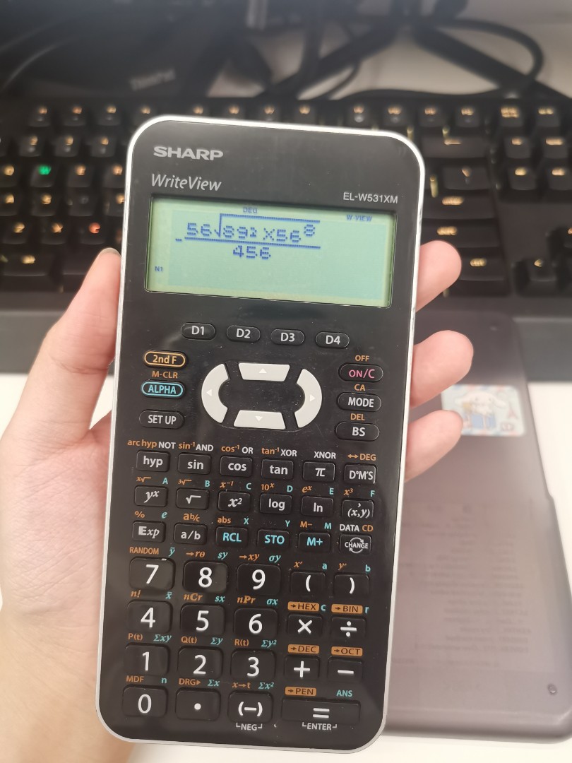 Sharp Scientific Calculator EL-W531XM, Hobbies & Toys, Stationery ...