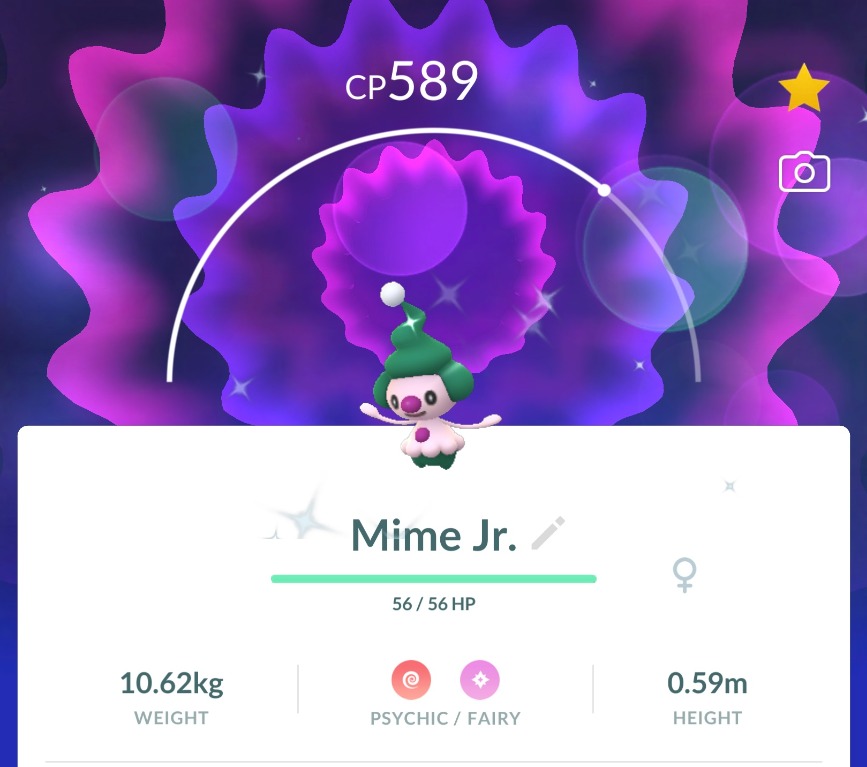 SHINY MIME JR Pokemon Go, Video Gaming, Video Games, Others on Carousell