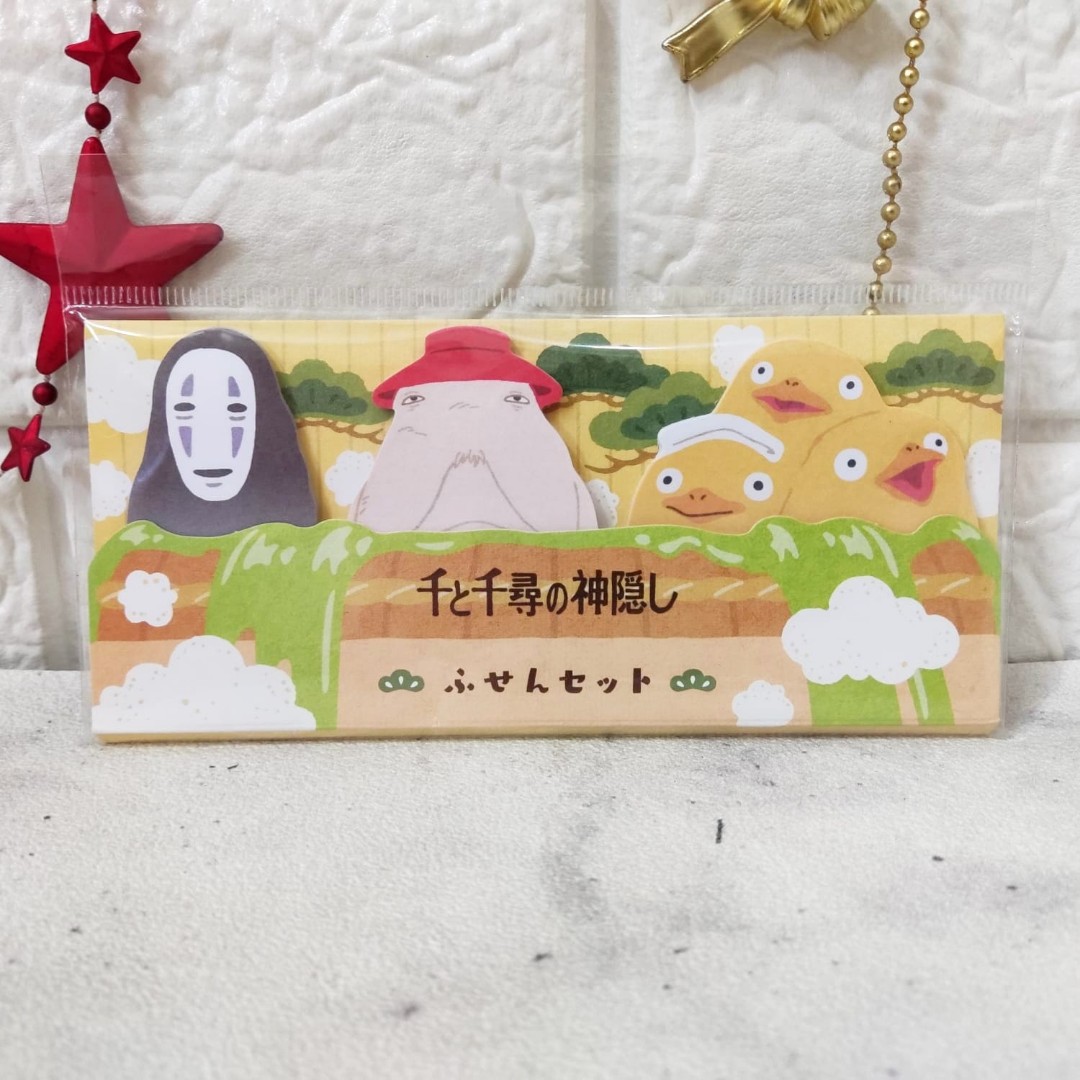 Spirited Away Sticky Notes Studio Ghibli Original Japan, Buku & Alat ...