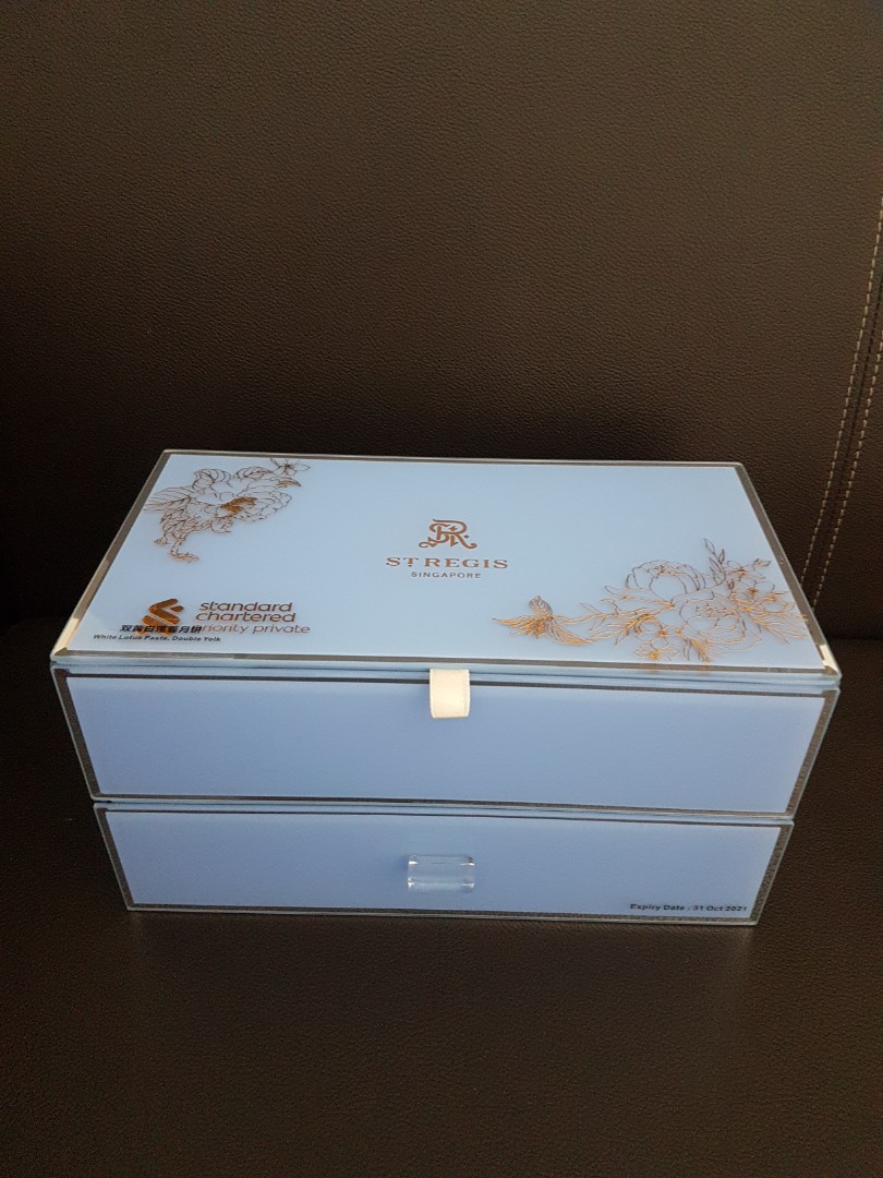 St. Regis Singapore Mooncake box, Furniture & Home Living, Kitchenware ...