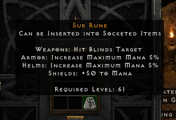 Sur rune diablo 2 resurrected d2r, Video Gaming, Gaming Accessories, In ...