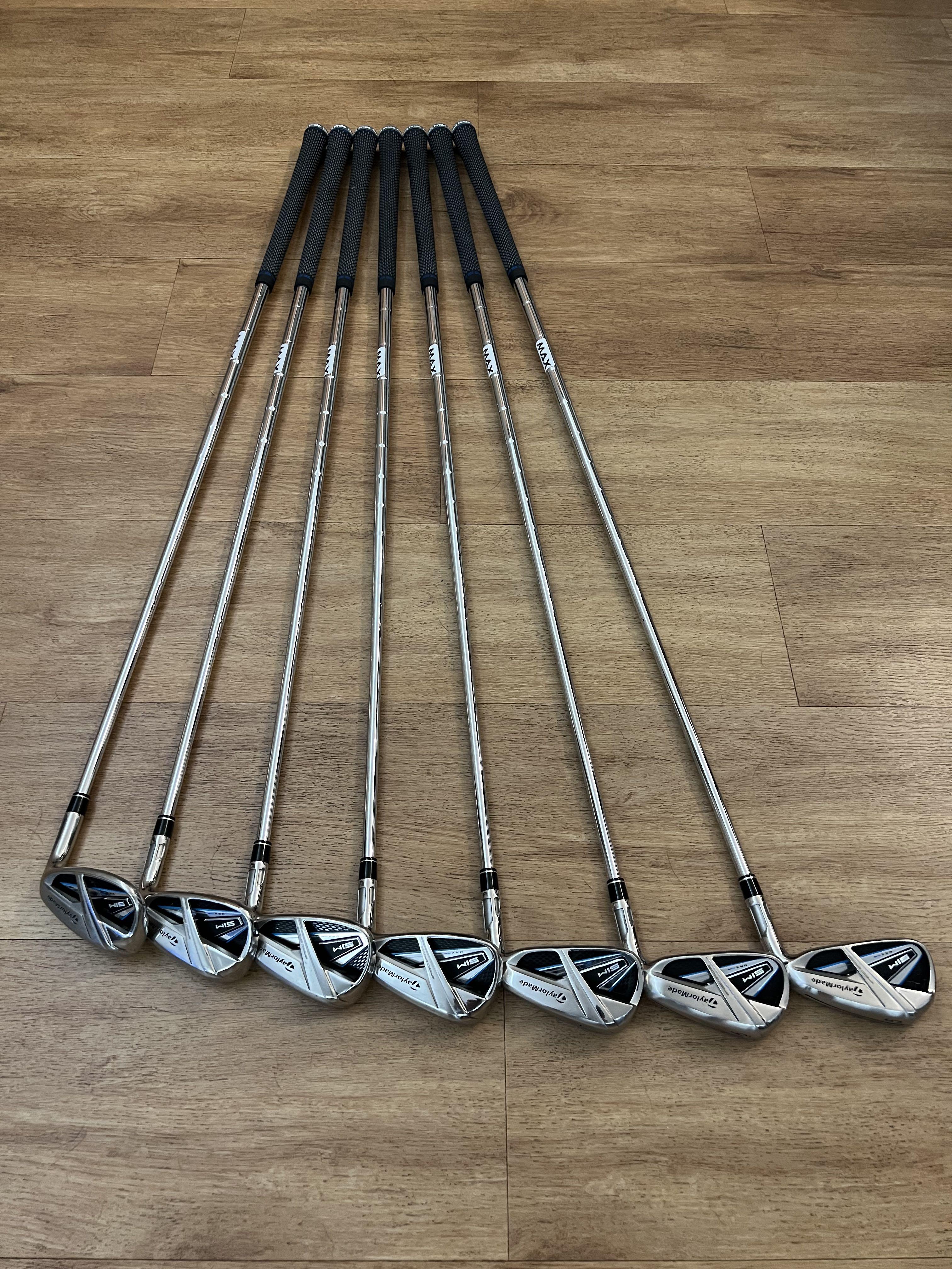 Taylormade Sim Max Irons, Sports Equipment, Sports & Games, Golf on ...