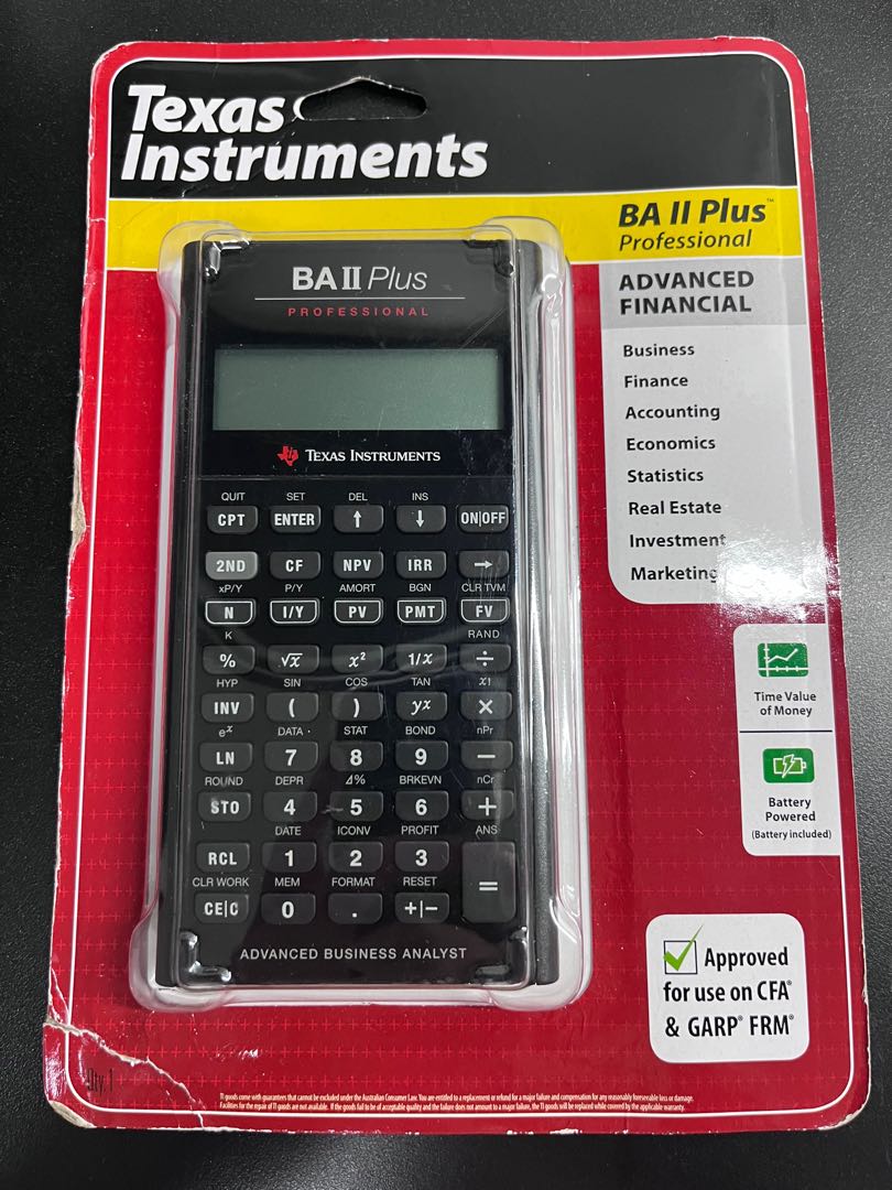 Texas Instruments BA 2 Plus Professional, Computers & Tech, Office ...
