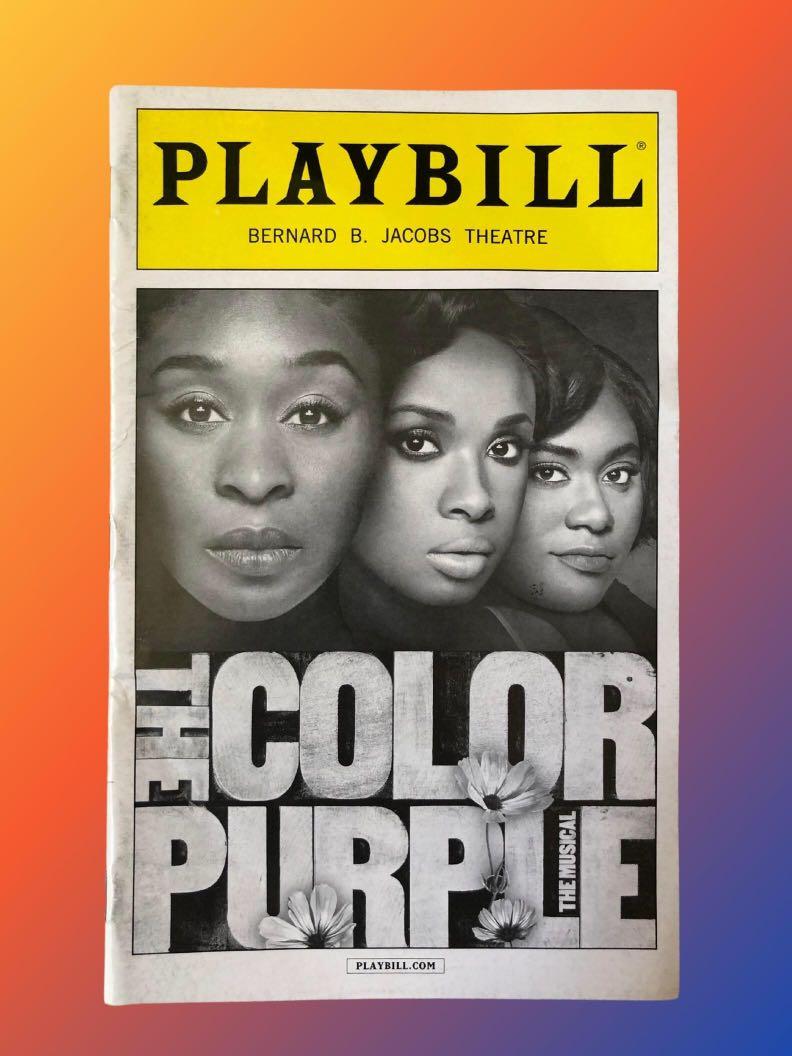The Color Purple playbill, Hobbies & Toys, Books & Magazines, Magazines ...
