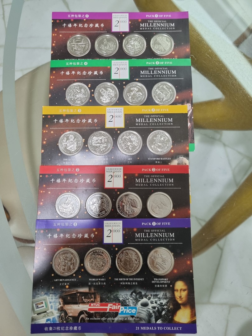 The official Millennium medal collection, Hobbies & Toys, Memorabilia ...