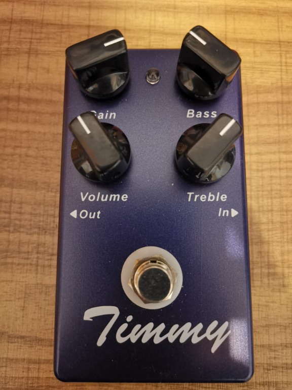 Timmy Clone Transparent Overdrive Guitar Pedal, 興趣及遊戲, 音樂樂器 & 配件, 樂器 ...