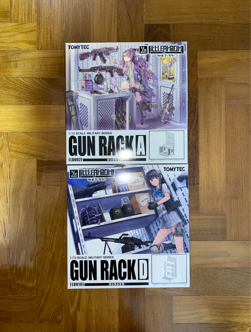 Tomytec 1/12 Little Armory Gun Rack A & D Plastic Model Kit for Figma ...