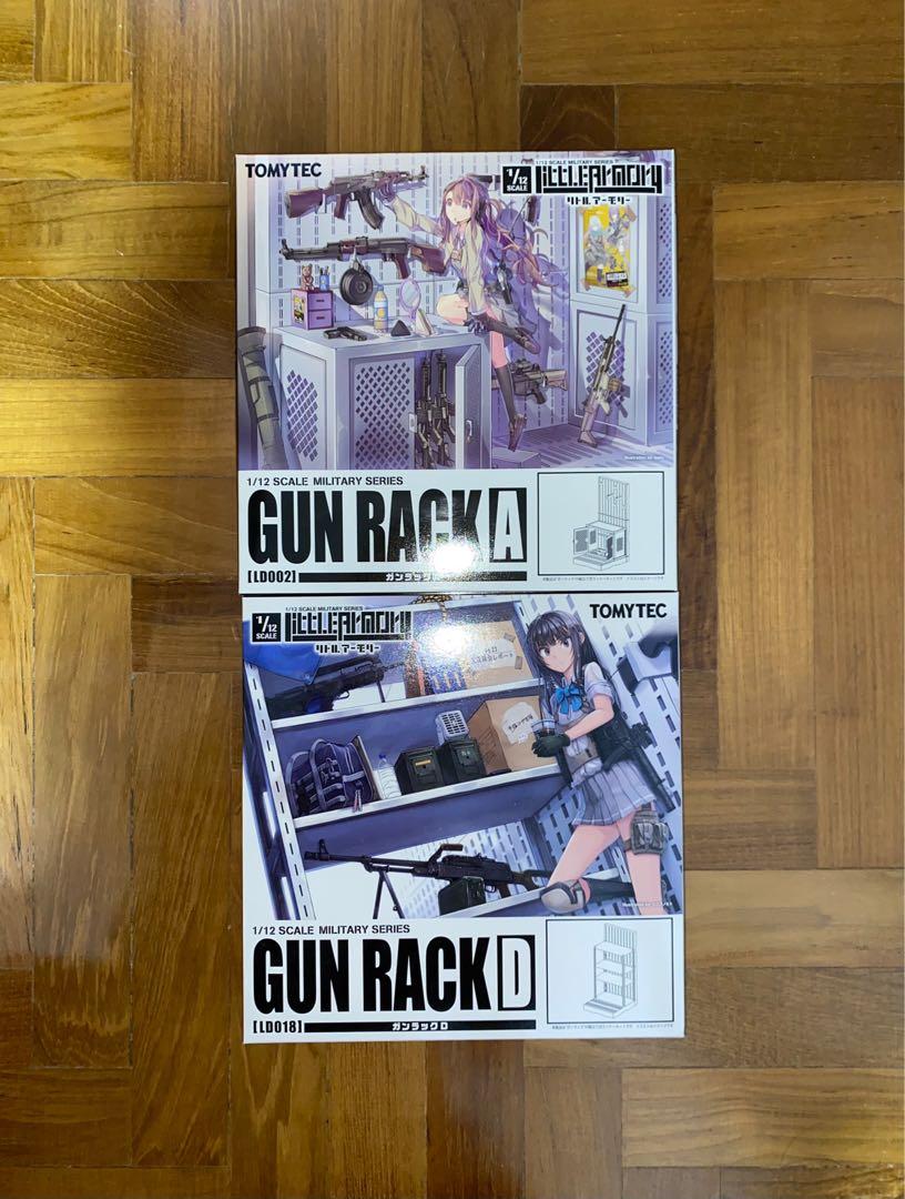 Tomytec 1/12 Little Armory Gun Rack A & D Plastic Model Kit for Figma ...