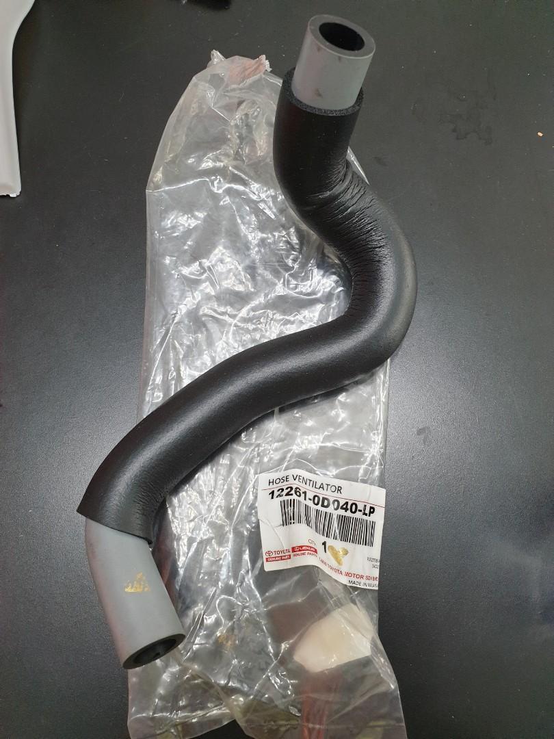 Toyota breather hose 12261-0D040, Car Accessories, Accessories on Carousell