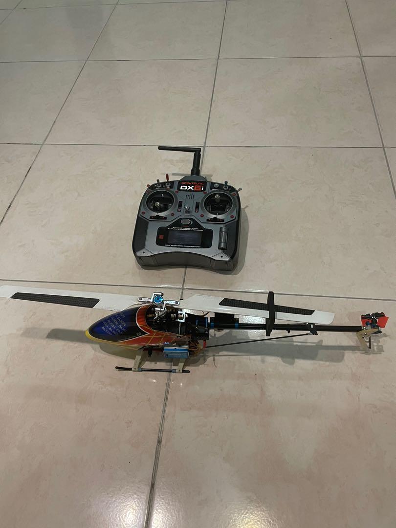 Trex 250 DFC head bundle with Spektrum DX6i, Hobbies & Toys, Toys ...