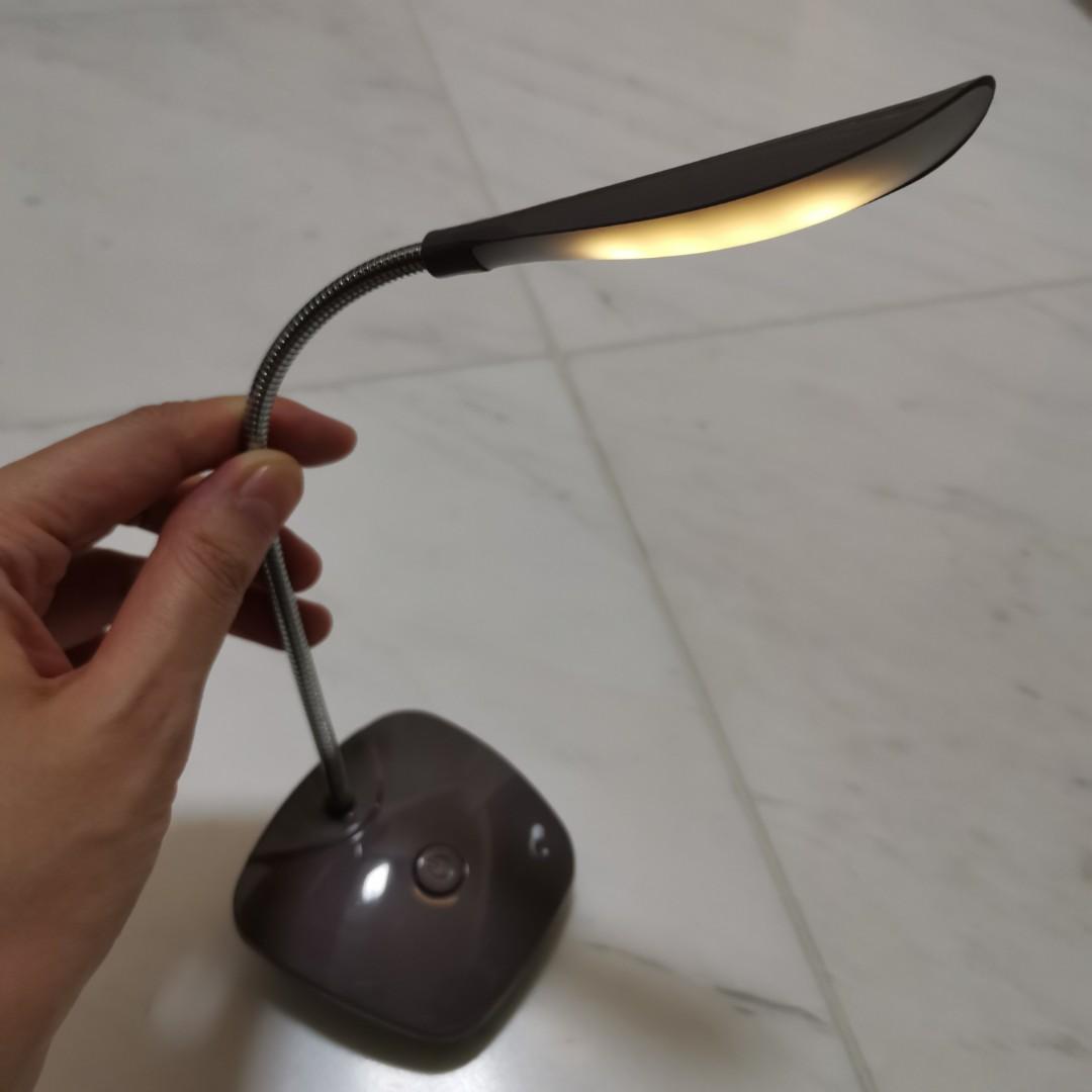 URGENT! DAISO LED Desk Lamp Light, Furniture & Home Living, Lighting ...