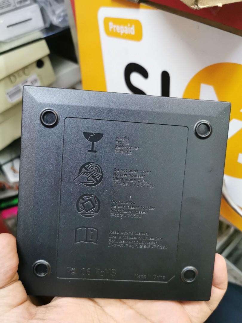 USB Slim Portable Optical Drive USB 2.0 Compact Disc Rewritable RW DVD ...