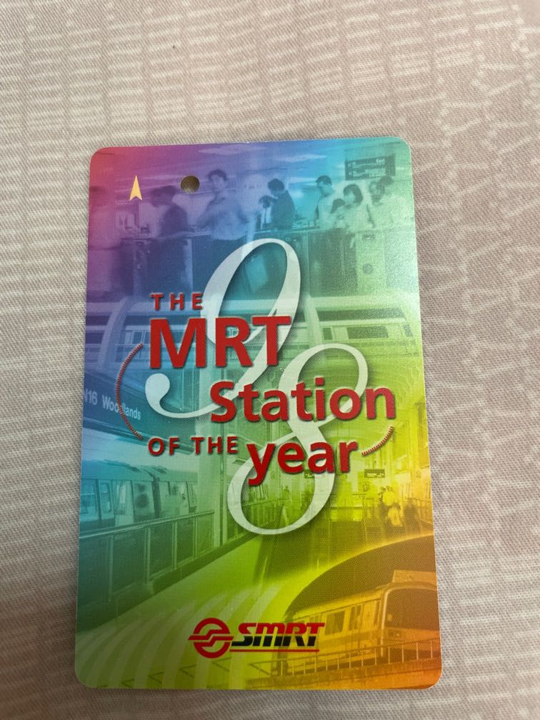 Vintage MRT card 1998 MRT Station of the year, Hobbies & Toys ...