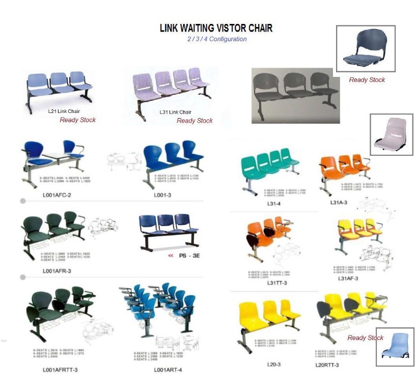 Waiting Link chair, Furniture & Home Living, Furniture, Chairs on Carousell