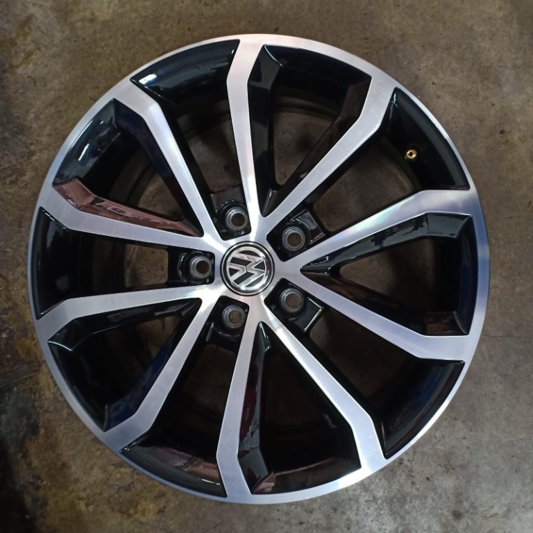 17" Volkswagen Original rims, Car Accessories, Tyres & Rims on Carousell