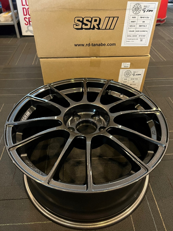 18" Rim New SSR GTX04 114.3 18X8.5 For Japanese Cars, Car Accessories ...