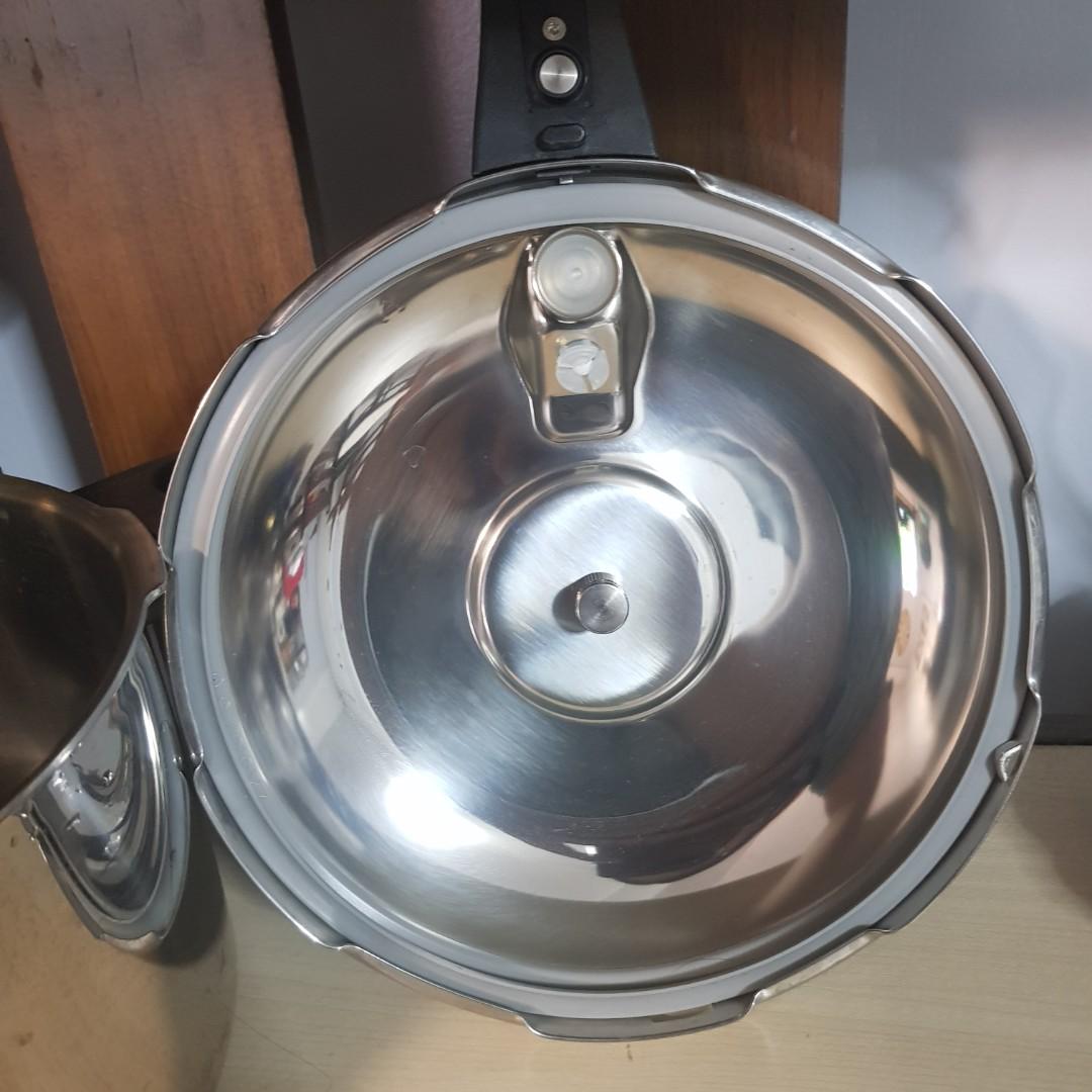 5.5L Asahi Japan Pressure Cooker, Furniture & Home Living, Kitchenware ...
