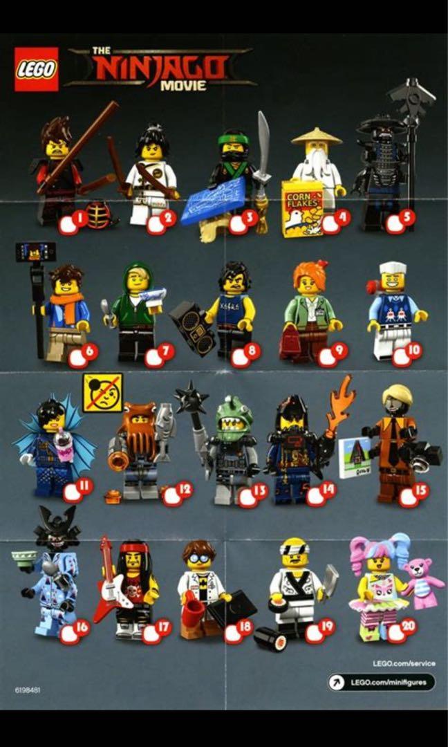71019 The Lego Ninjago Movie series complete set, Hobbies & Toys, Toys ...