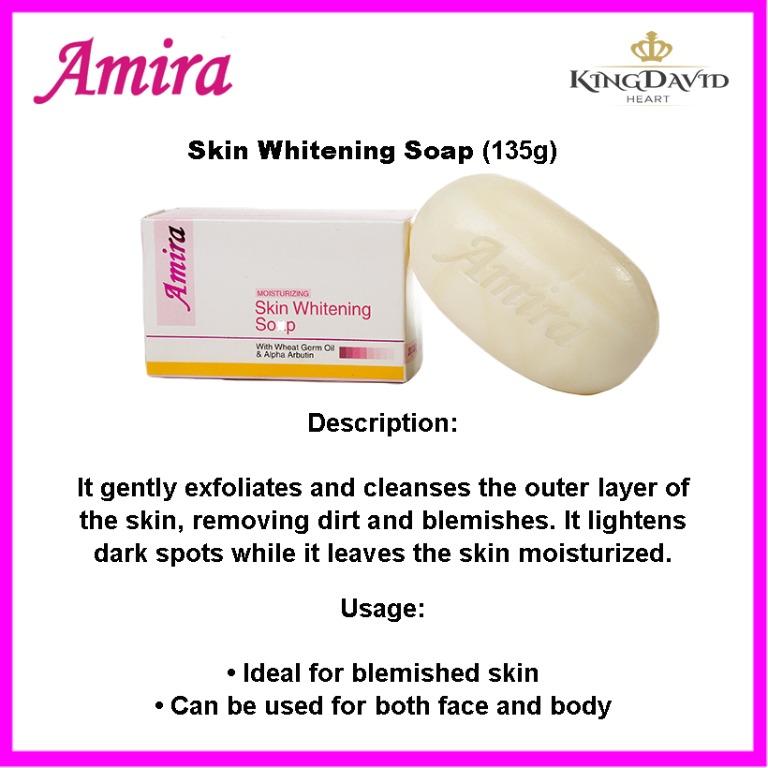 Amira Skin Whitening Soap, Beauty & Personal Care, Bath & Body, Body ...