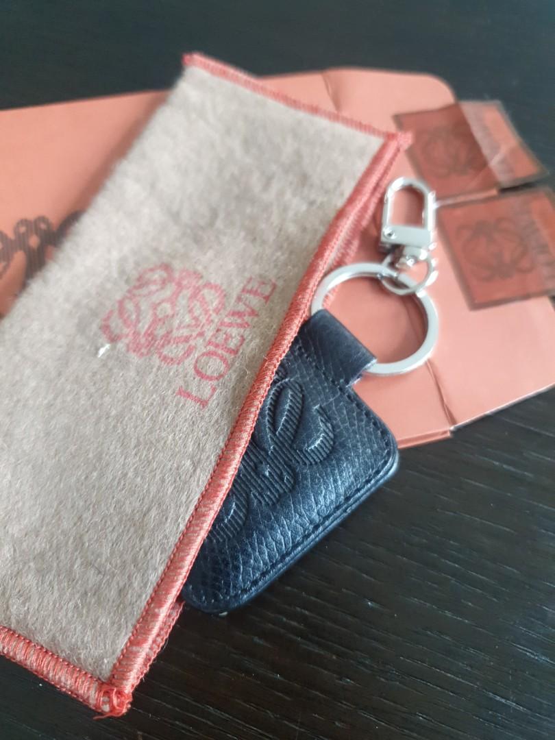 Authentic loewe keychain bag charm, Luxury, Accessories on Carousell