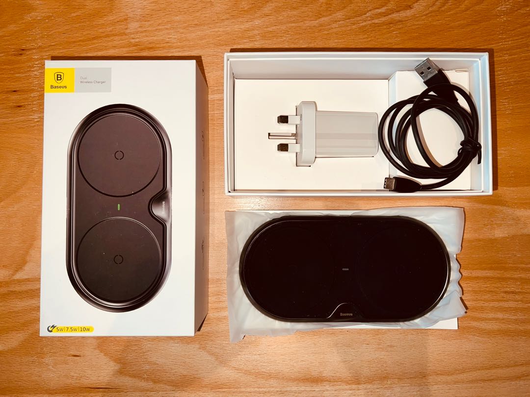Baseus Dual Wireless Charger, Mobile Phones & Gadgets, Mobile & Gadget ...