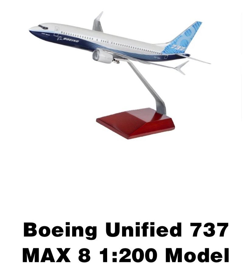 Boeing 737 MAX 1:200 scale model, Hobbies & Toys, Memorabilia ...