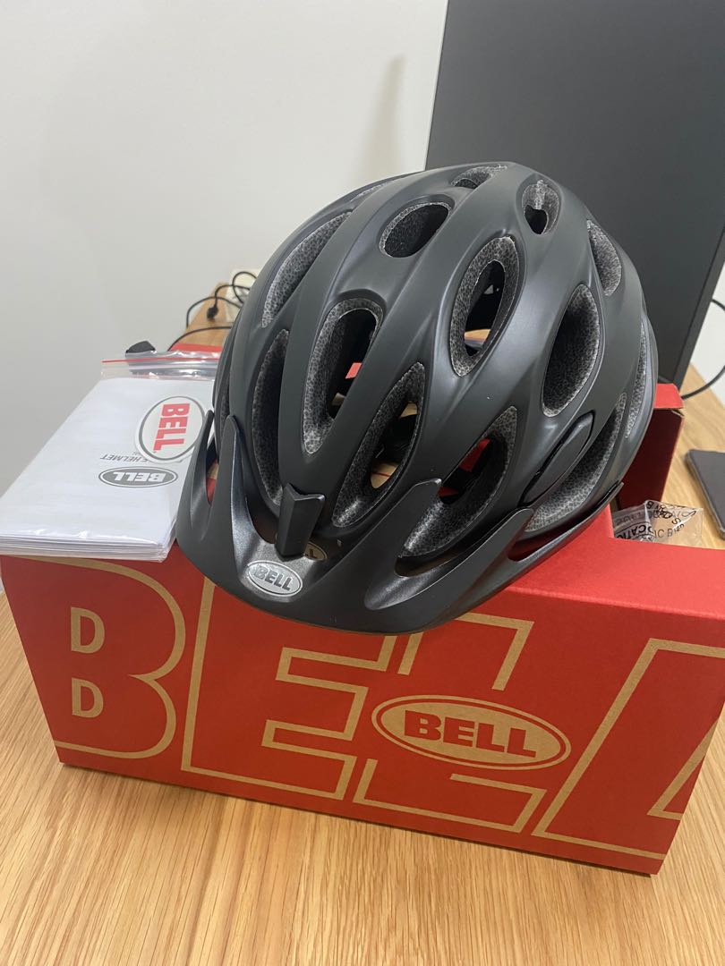 Brand New Bell Tracker Helmet, Sports Equipment, Bicycles & Parts, Parts & Accessories on Carousell
