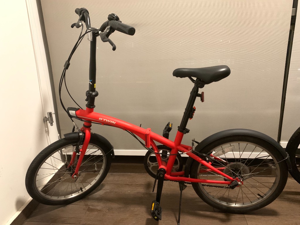 Btwin Tilt 120, Folding Bike, 20'', Sports Equipment, Bicycles & Parts ...