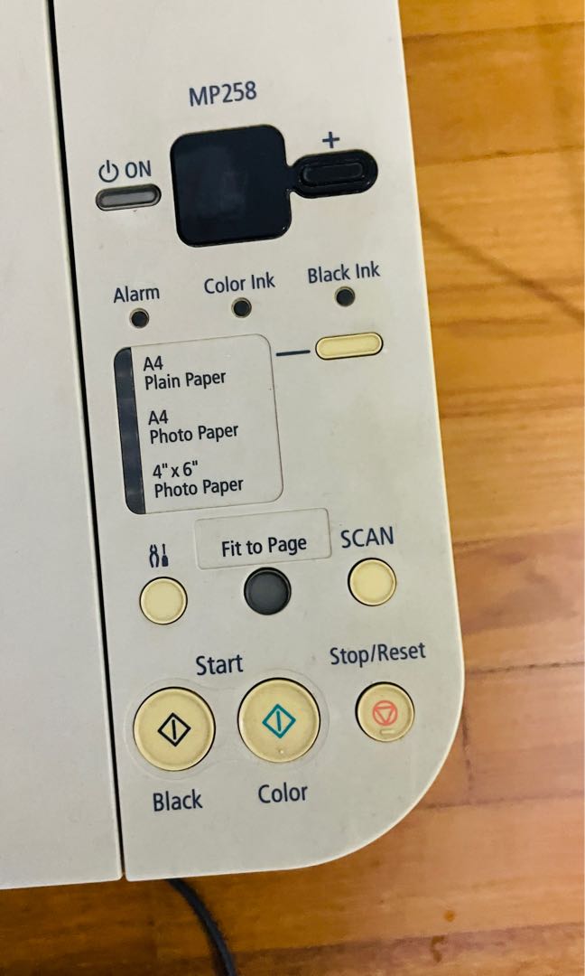 Canon MP258 printer scanner with A4 bundle, Computers & Tech, Printers ...