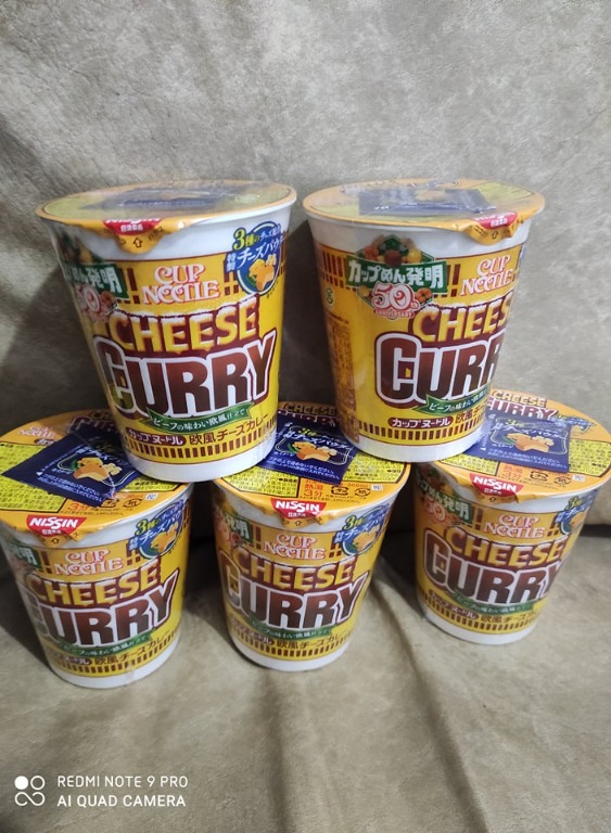Japanese Nissin Cup Noodles Cheese Curry , Food & Drinks, Packaged ...