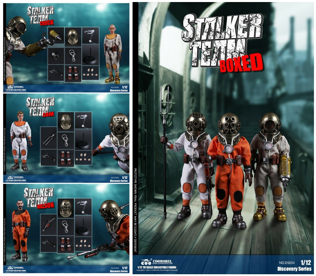 COOMODEL 1/12 SCALE DS001 DISCOVERY SERIES - STALKER TEAM - CHUCK ...