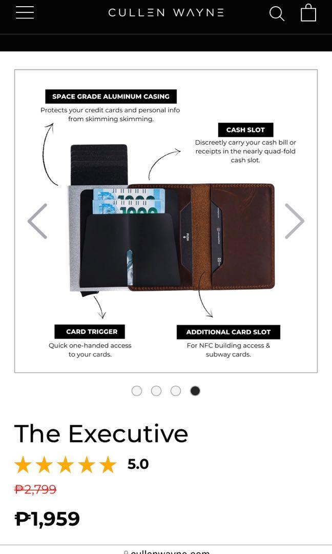 Cullen Wayne 'The Executive' wallet, Men's Fashion, Watches ...