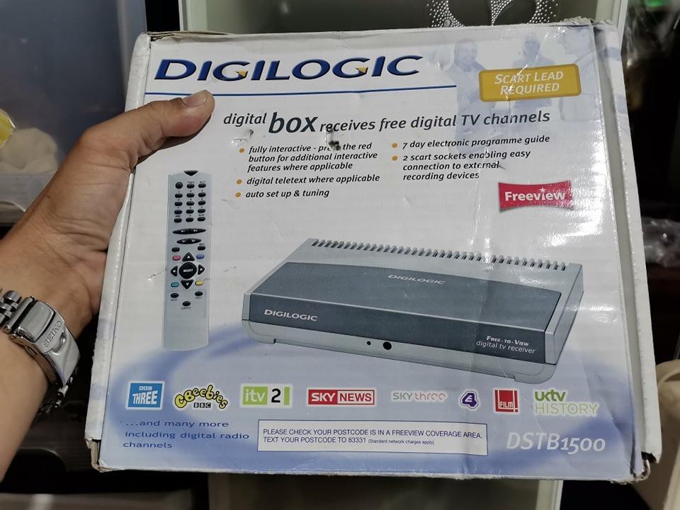 DIGILOGIC Digital Box Receives Free Digital TV Channels, TV & Home ...