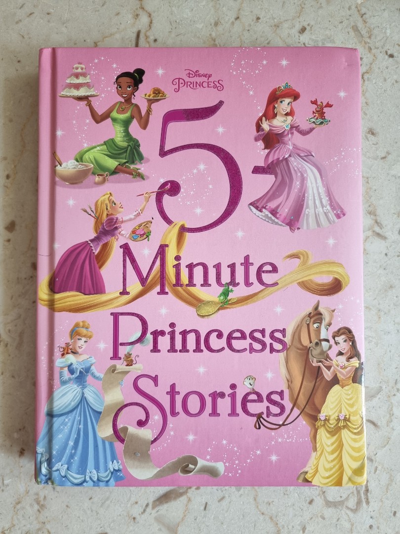 Disney Princess (5 minute stories book), Hobbies & Toys, Books ...