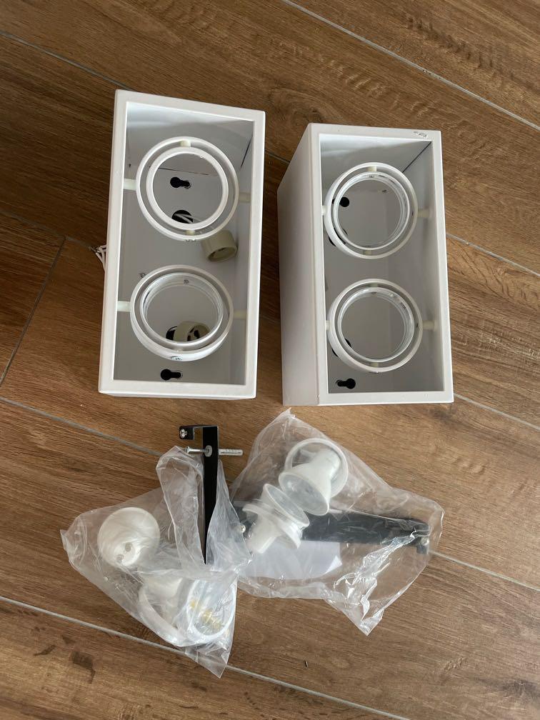 Ceiling light box. Double head light box. Toilet light. Corridor light ...