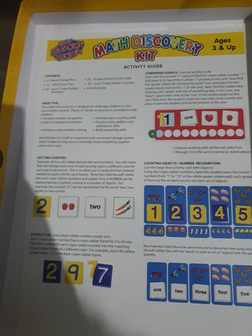 Early Learning center Lauri Math discovery kit, Hobbies & Toys, Toys ...