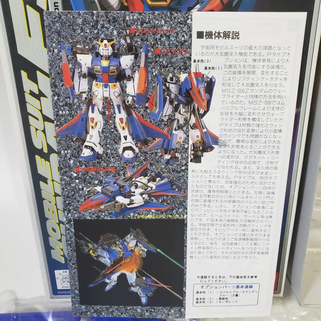機動戰士高達 Gundam F90 P-TYPE 大氣圈突入仕樣 1/100 舊版組合模型 No.2 Bandai 日本製 老模 舊模 懷舊 ...