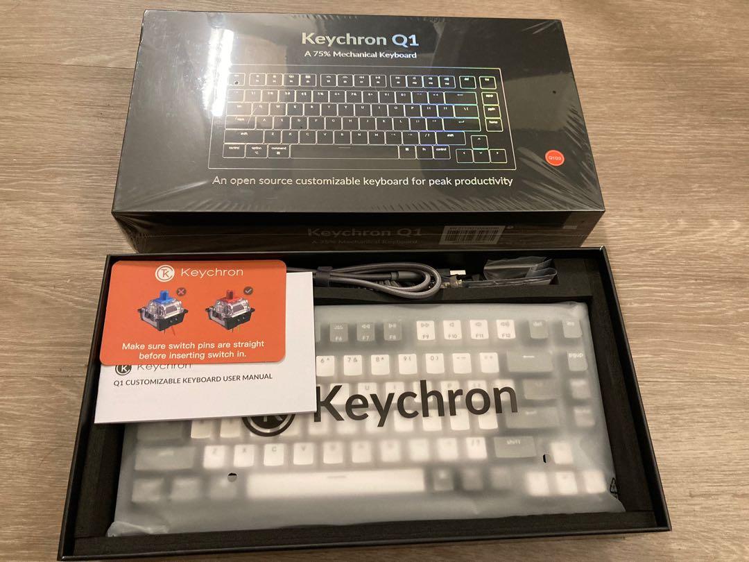 Flex Modded Keychron Q1 with Lubed Gateron Milky Yellow Custom ...