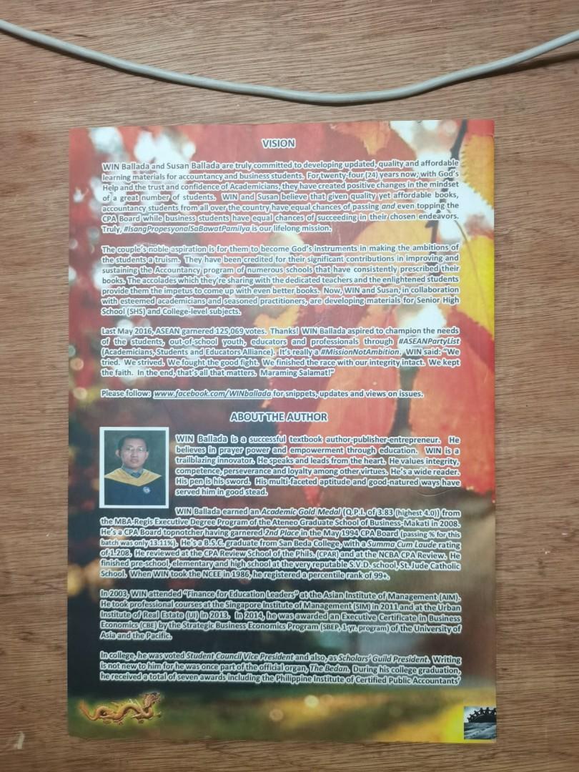 Fundamentals of ABM 2, Win Ballada, Hobbies & Toys, Books & Magazines ...