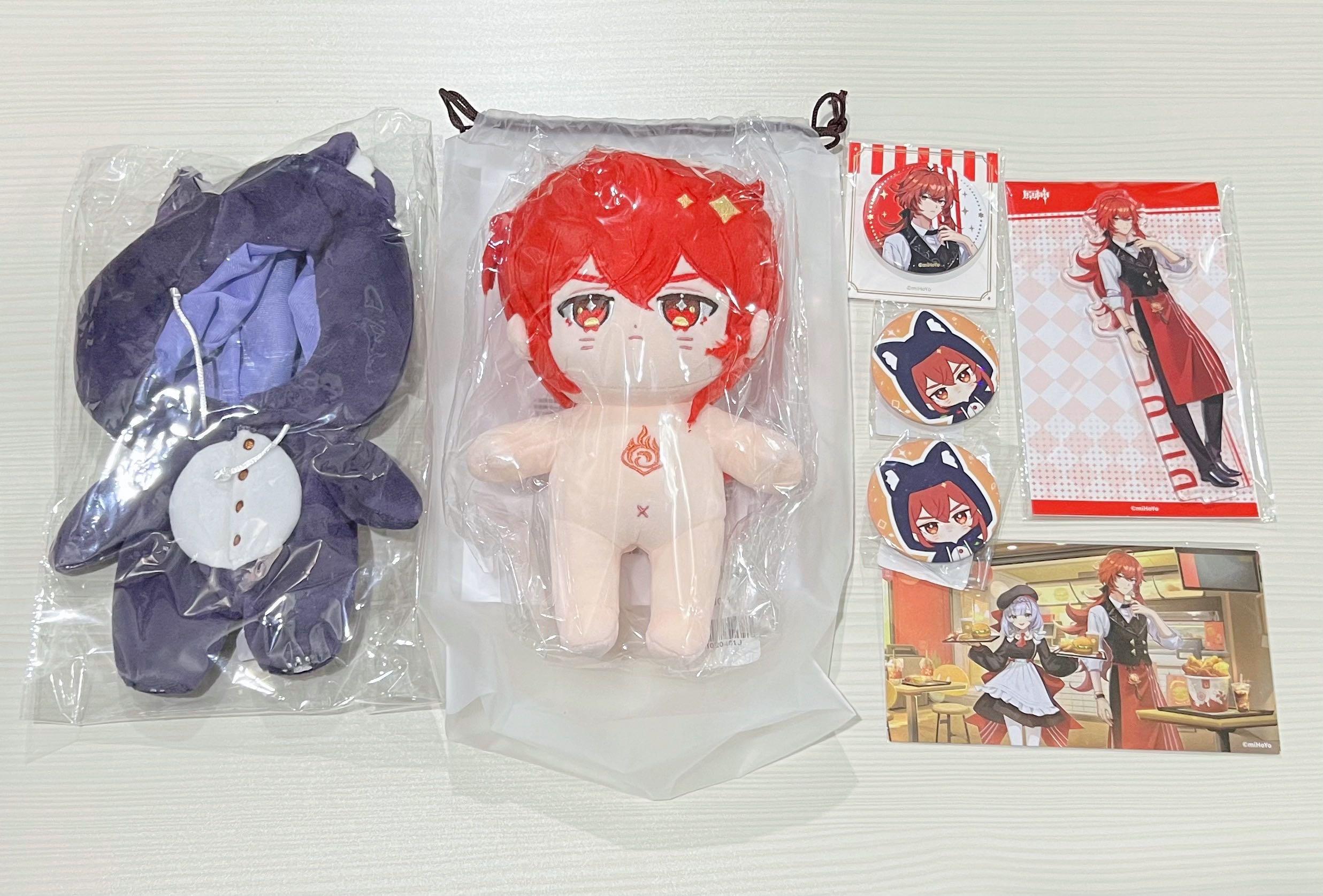 Genshin Impact Diluc Omodoki Doll / Plushy set, Hobbies & Toys ...