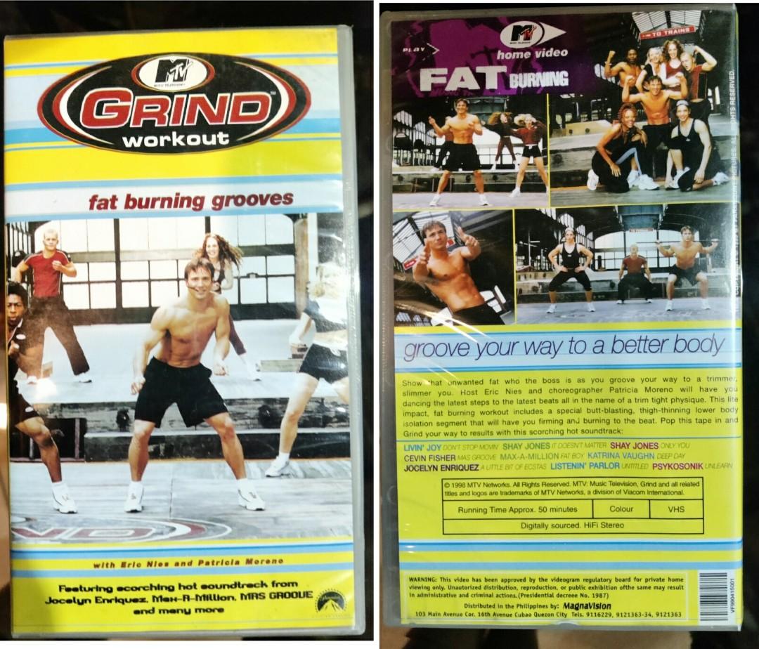 Grind workout VHS, Hobbies & Toys, Music & Media, CDs & DVDs on Carousell
