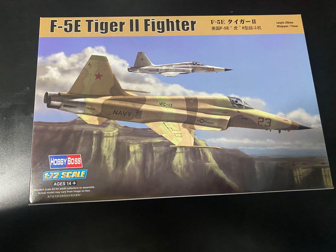 Hobby boss F-5E Tiger II Fighter 1/72 BNIB aircraft model kit, Hobbies ...