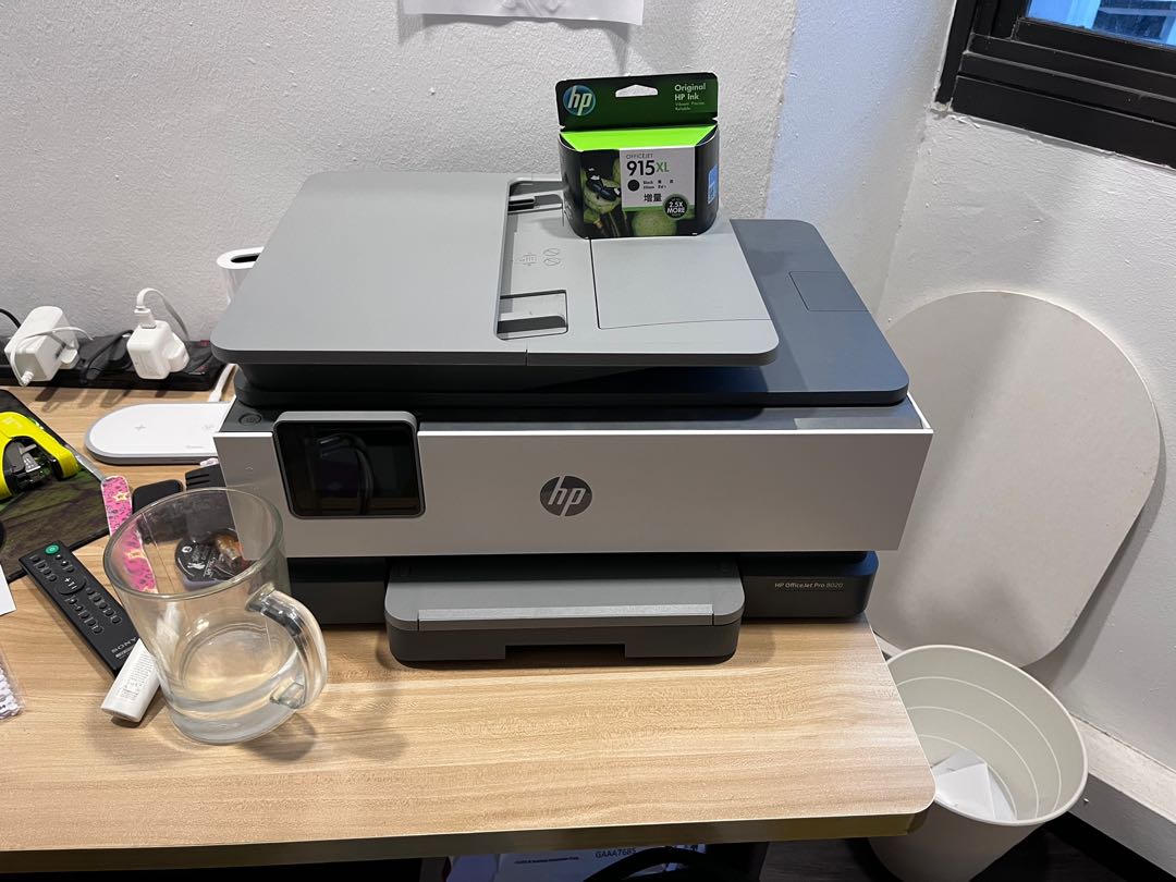 HP OfficeJet Pro 8020 Color printer, Computers & Tech, Printers ...
