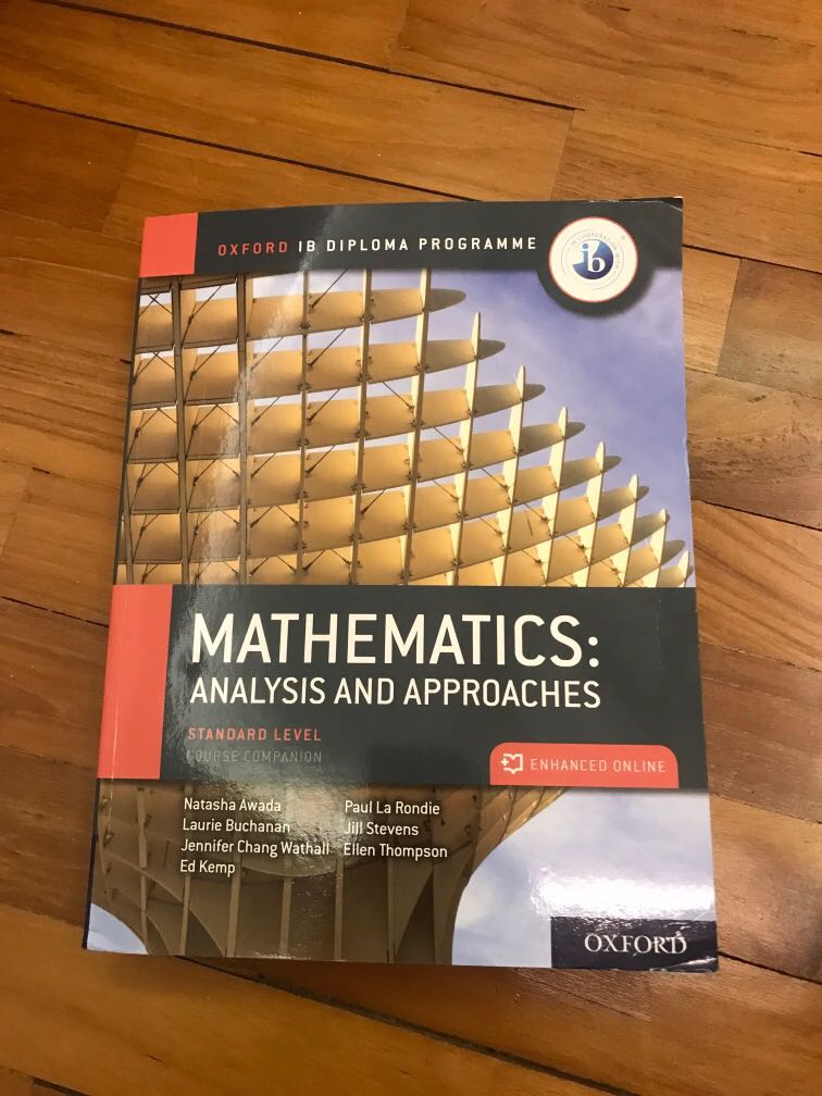 IB Math textbook (MAA new syllabus) SL, Hobbies & Toys, Books ...