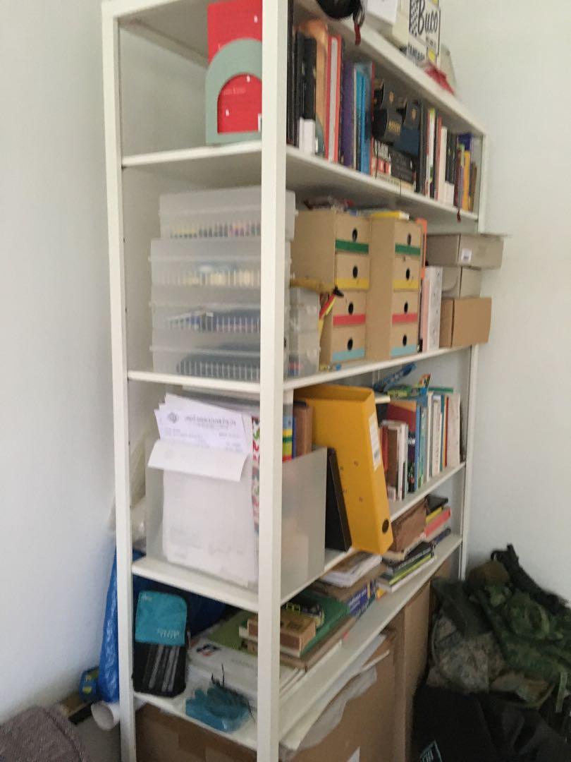 IKEA FJALKINGE Shelving Unit 118x193cm, Furniture & Home Living ...