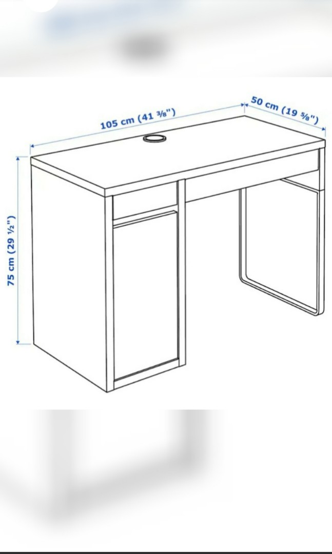 IKEA Micke Desk / computer table / study desk, Furniture & Home Living ...