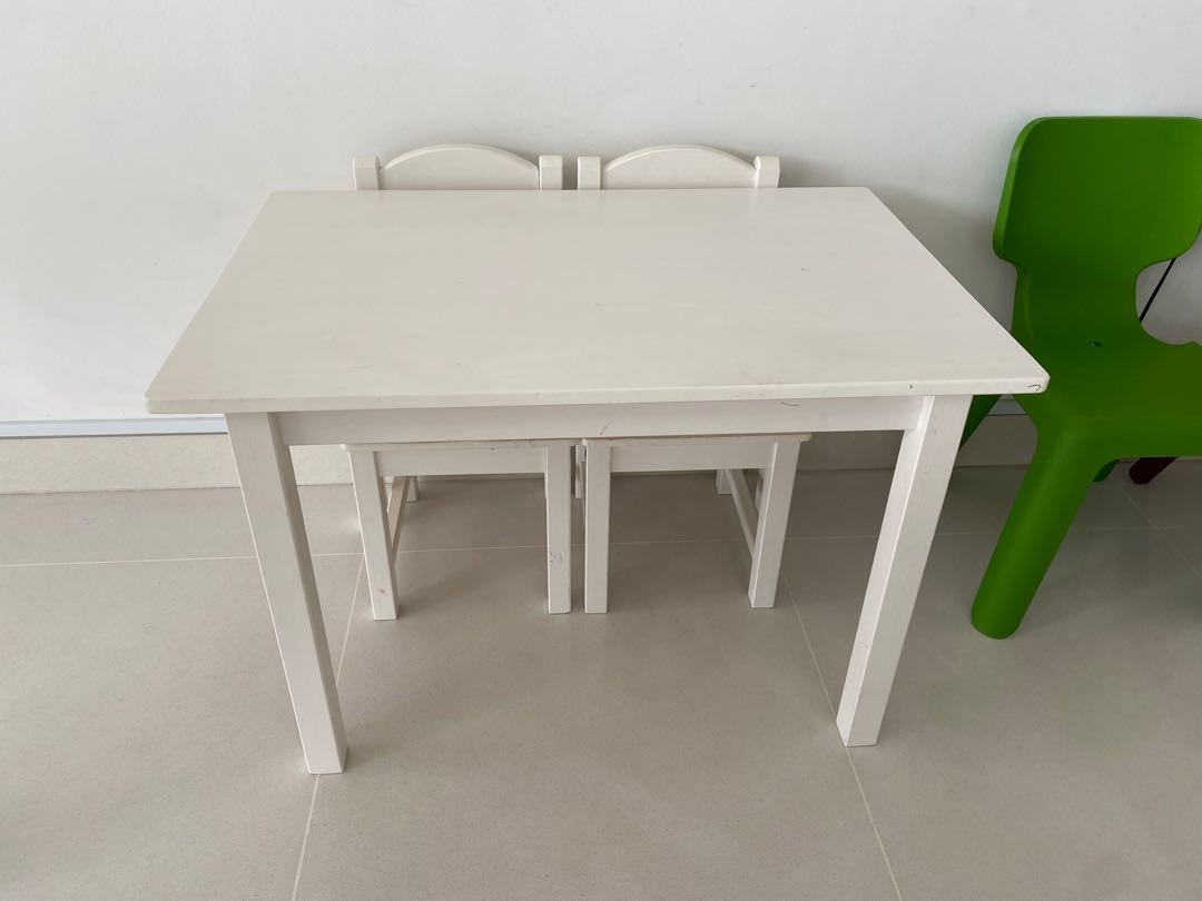 IKEA Sundvik Table and Chair, Babies & Kids, Baby Nursery & Kids ...