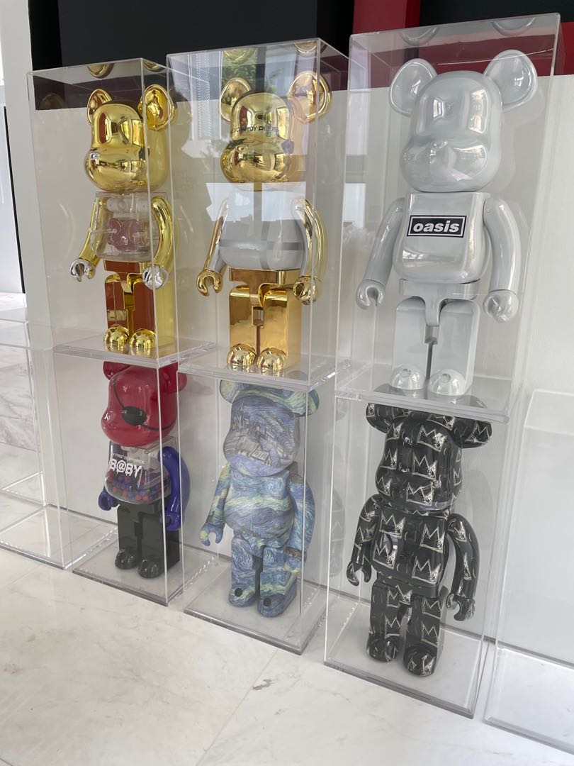 [In-stock] High-end quality acrylic display case for bearbrick 1000% be ...