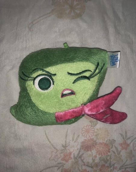 Inside Out Disgust Head Plush Toy, Hobbies & Toys, Toys & Games on ...